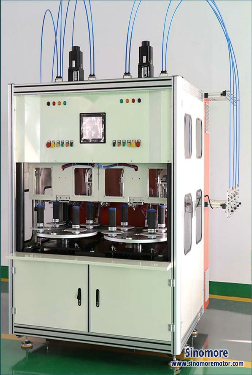 Four Heads Eight Stations Vertical Type Coil Winding Machine(double ...