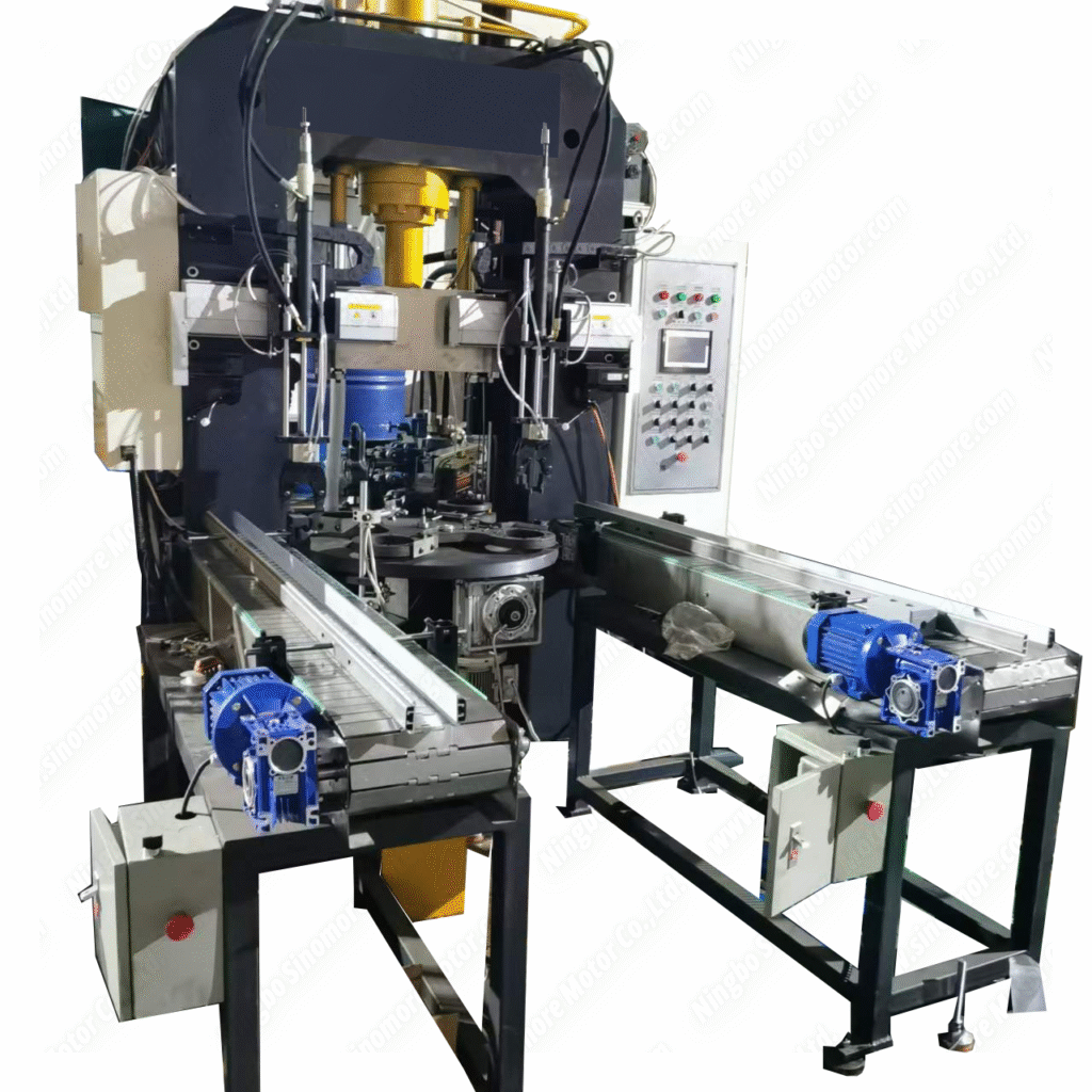 High-Efficiency Four-station Rotor Aluminium Die-casting Machine ...